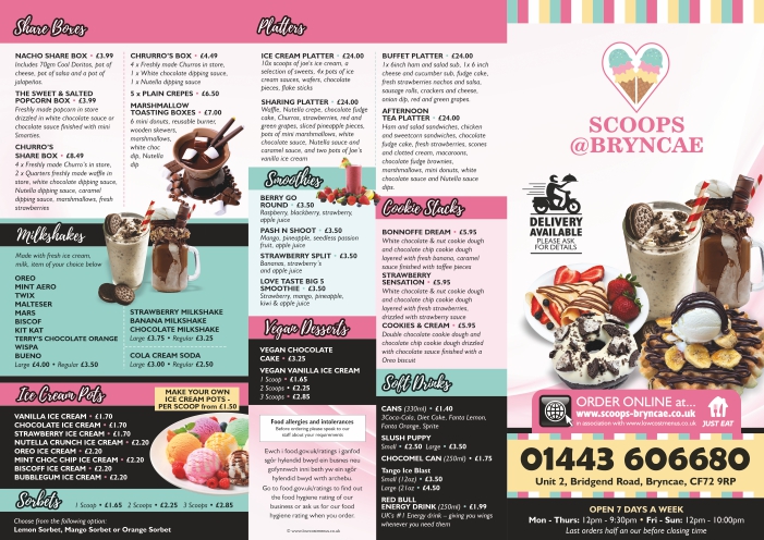 Scoops@Bryncae | Waffles, Crepes, Doughnuts, Milkshakes and Smoothies ...